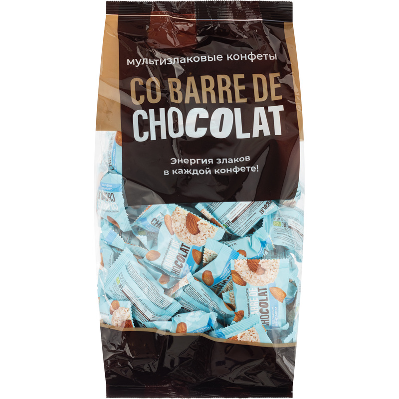 Конфеты Co barre de Chocolat мультизлаковые с миндалем 1 кг – купить по ...